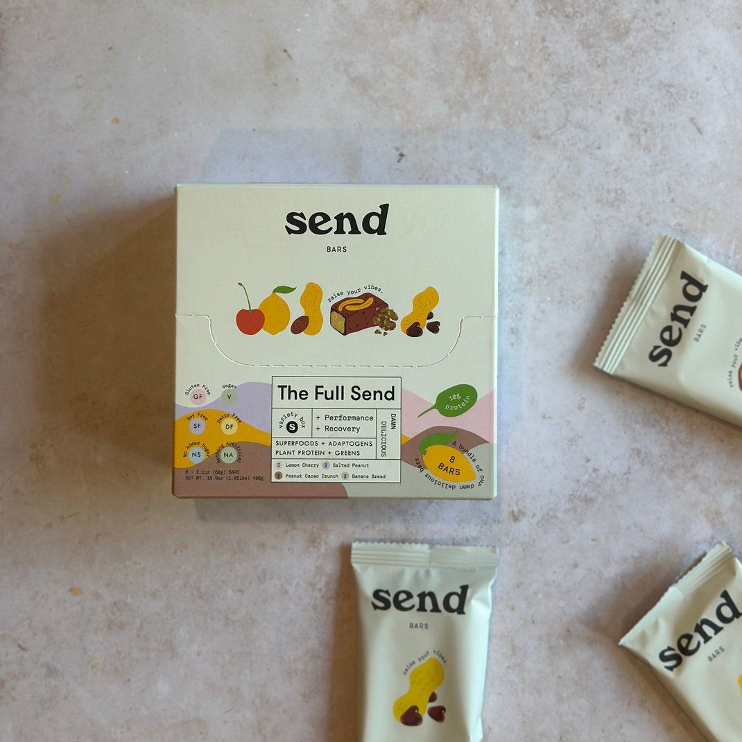 SEND Bars | Adaptogenic Superfood Bars – Send Bars